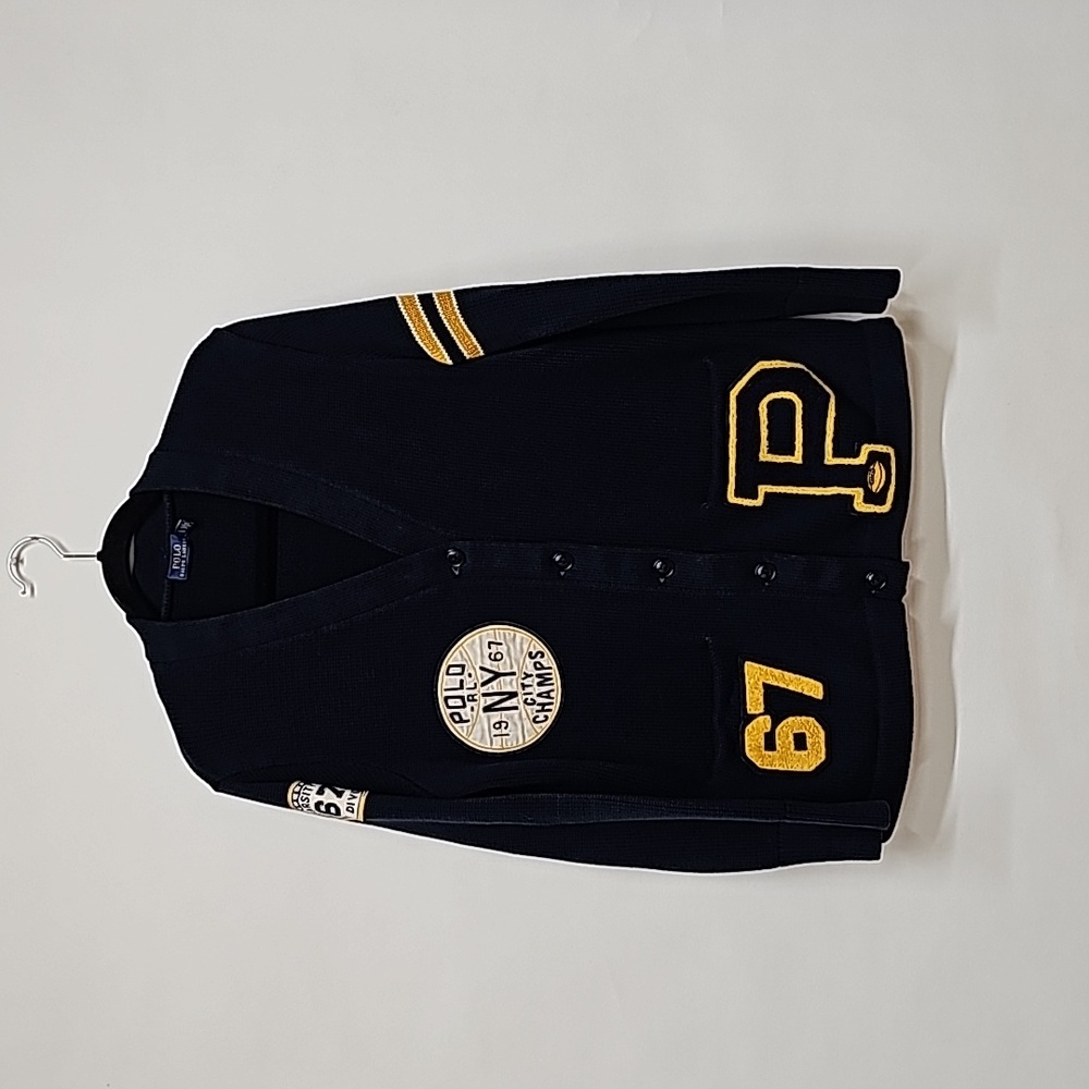 Polo Ralph Lauren Varsity Letterman Cardigan Ladies, … - Gem